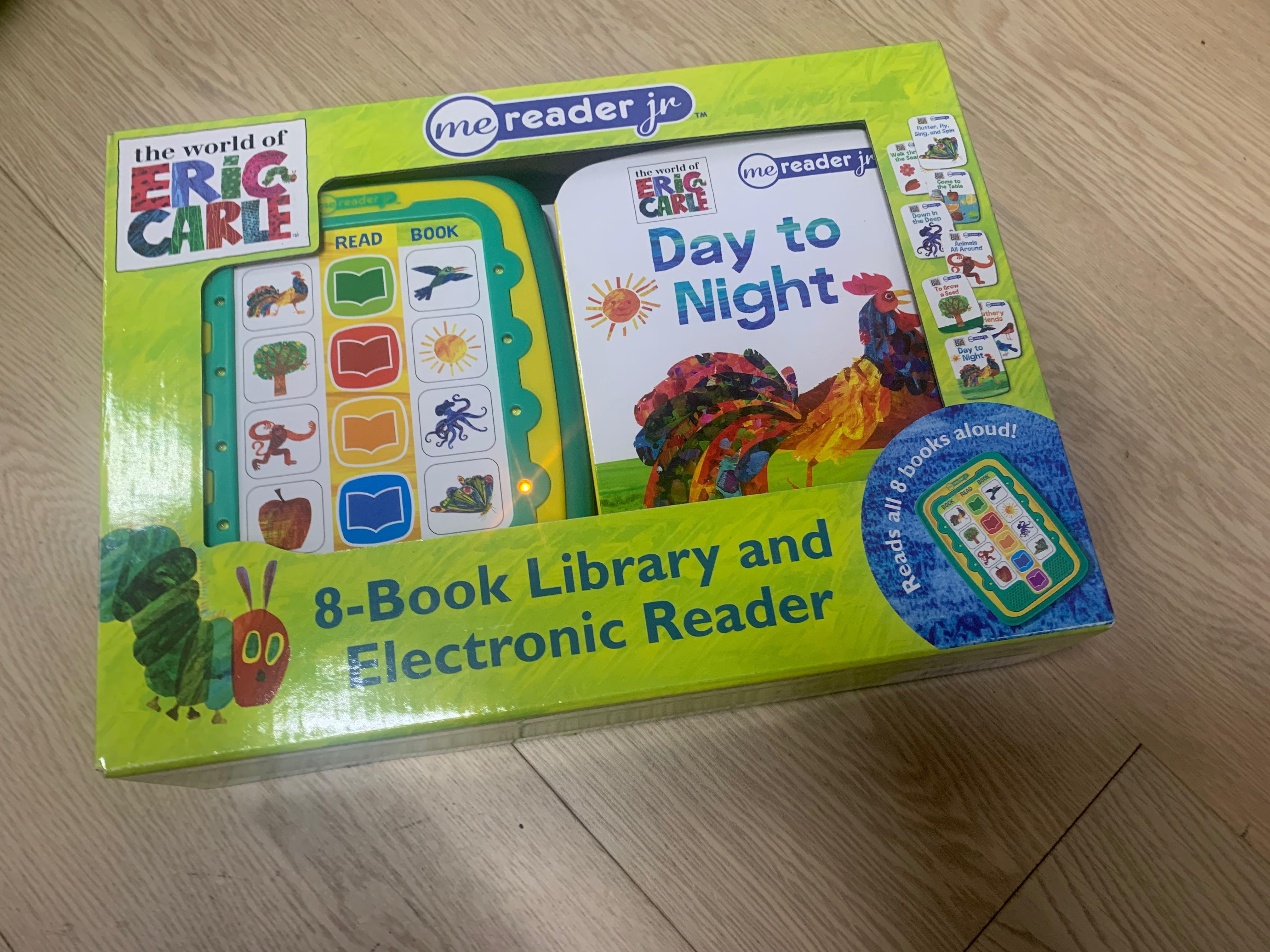 無盒MeReader Junior the world of Eric Carle 8 書 + 真人發聲故事機, 兒童＆孕婦用品, 嬰兒玩具 ...