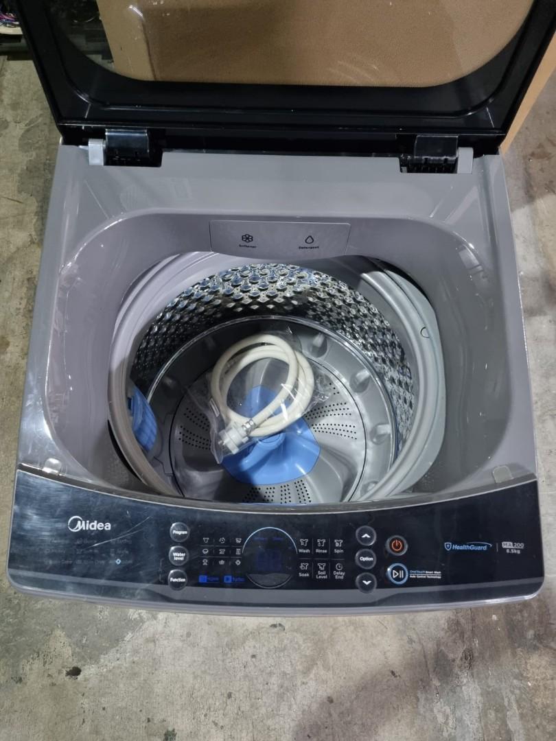 Midea 8.5kg top load Washing machine Model: MA200W85, TV & Home ...