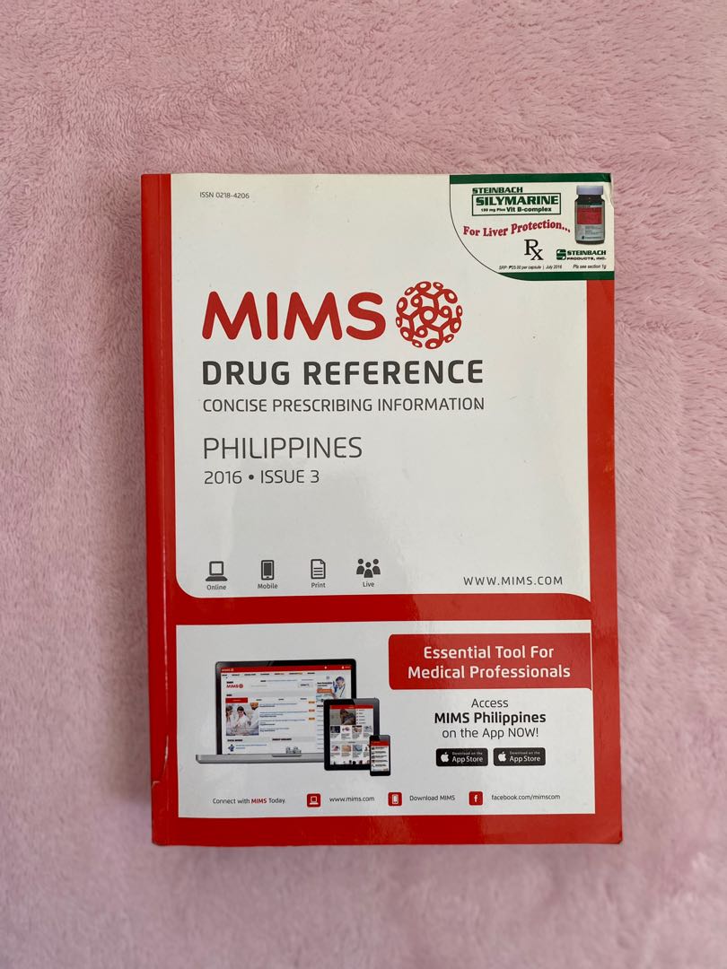 MIMS Drug Reference Philippines Issue 3 2016, Hobbies & Toys, Books ... MIMS Drug Reference Philippines Issue 3 2016, Hobbies & Toys, Books ...
