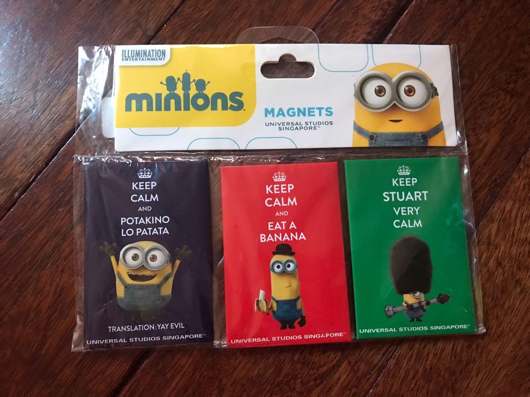 MINIONS MAGNET UNIVERSAL STUDIOS SINGAPORE, Hobbies & Toys, Stationary ...