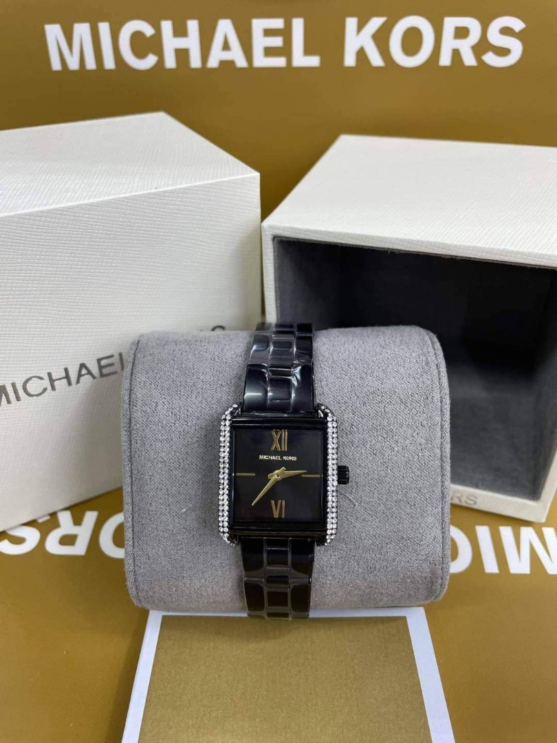 Mk square black, Luxury, Watches on Carousell