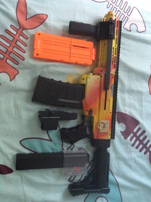 modded nerf retaliator, Hobbies & Toys, Toys & Games on Carousell