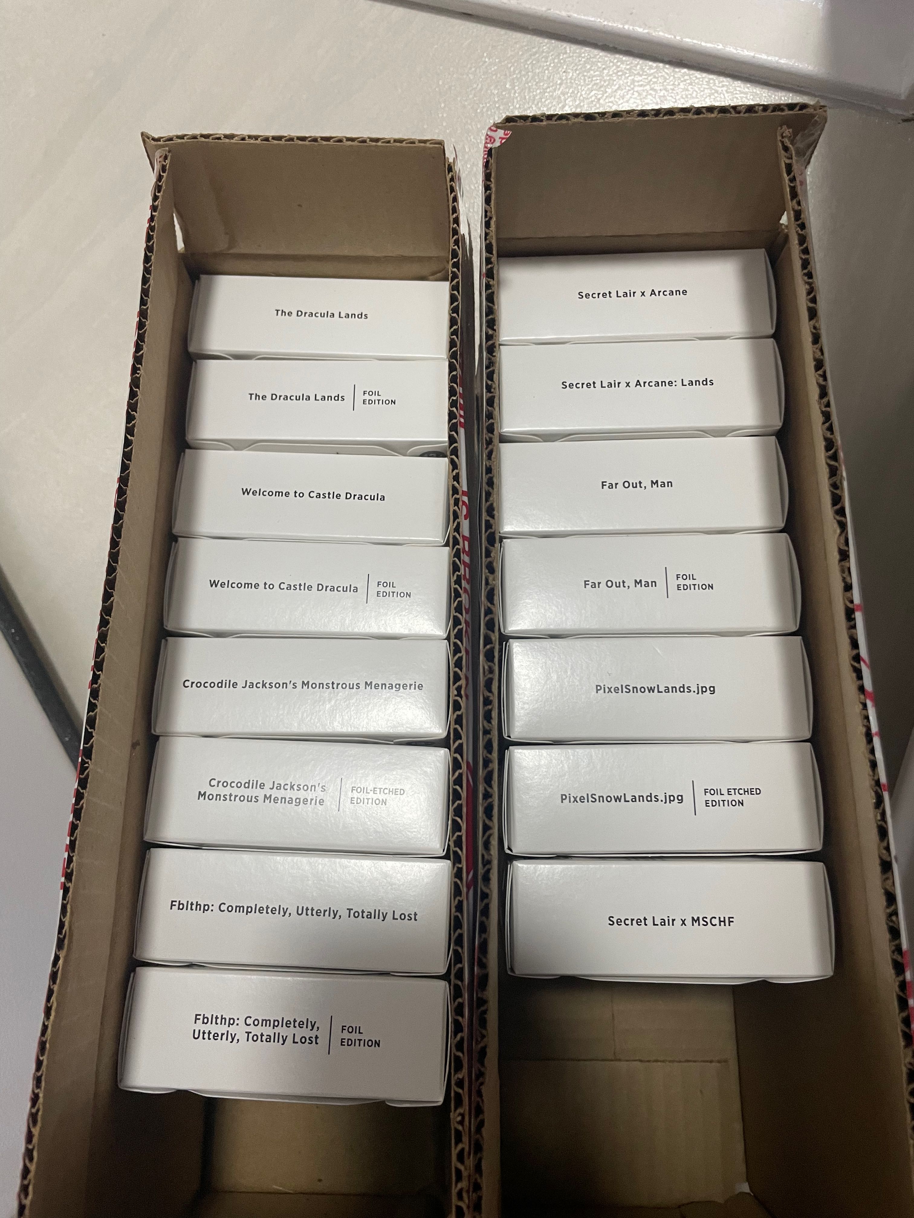 MTG Secret Lair Secretversary mschf (Sealed) Foil non-foil, Hobbies ...