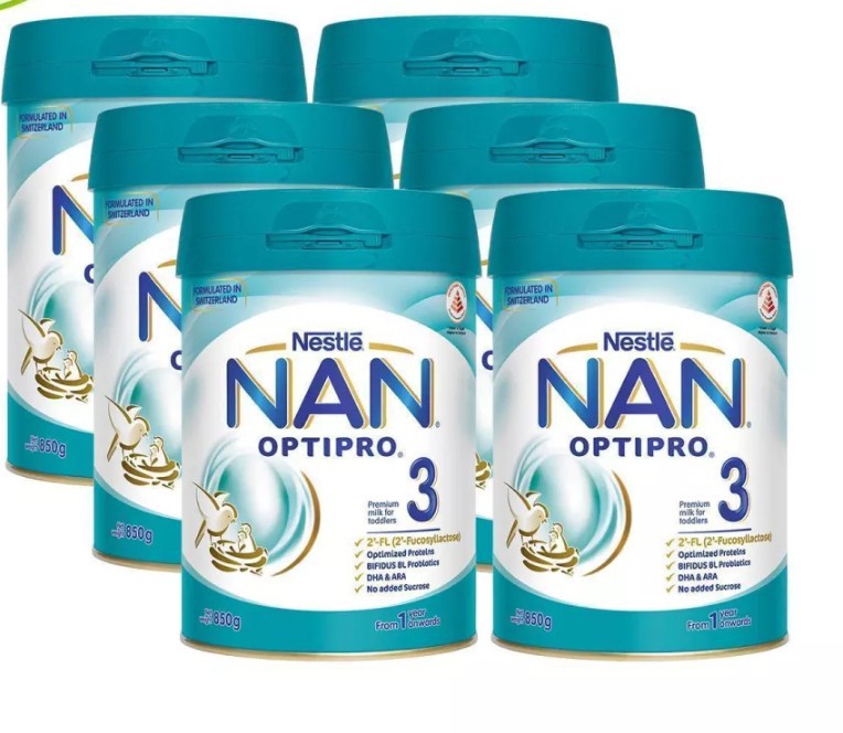 Nestle NAN Optipro 3 2FL growing up milk 850 x 6 milk powder., Babies & Kids, Nursing & Feeding ...