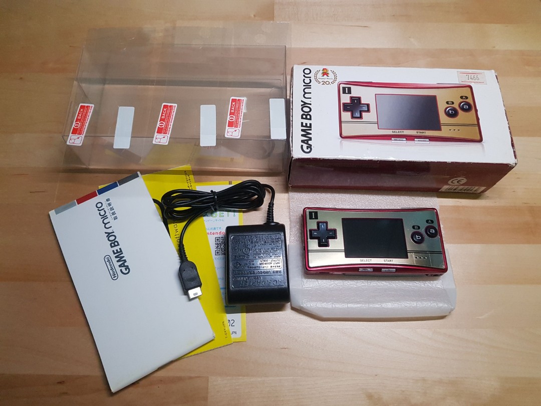 Nintendo Gameboy Micro 20th Anniversary Mario, Video Gaming, Video Game ...