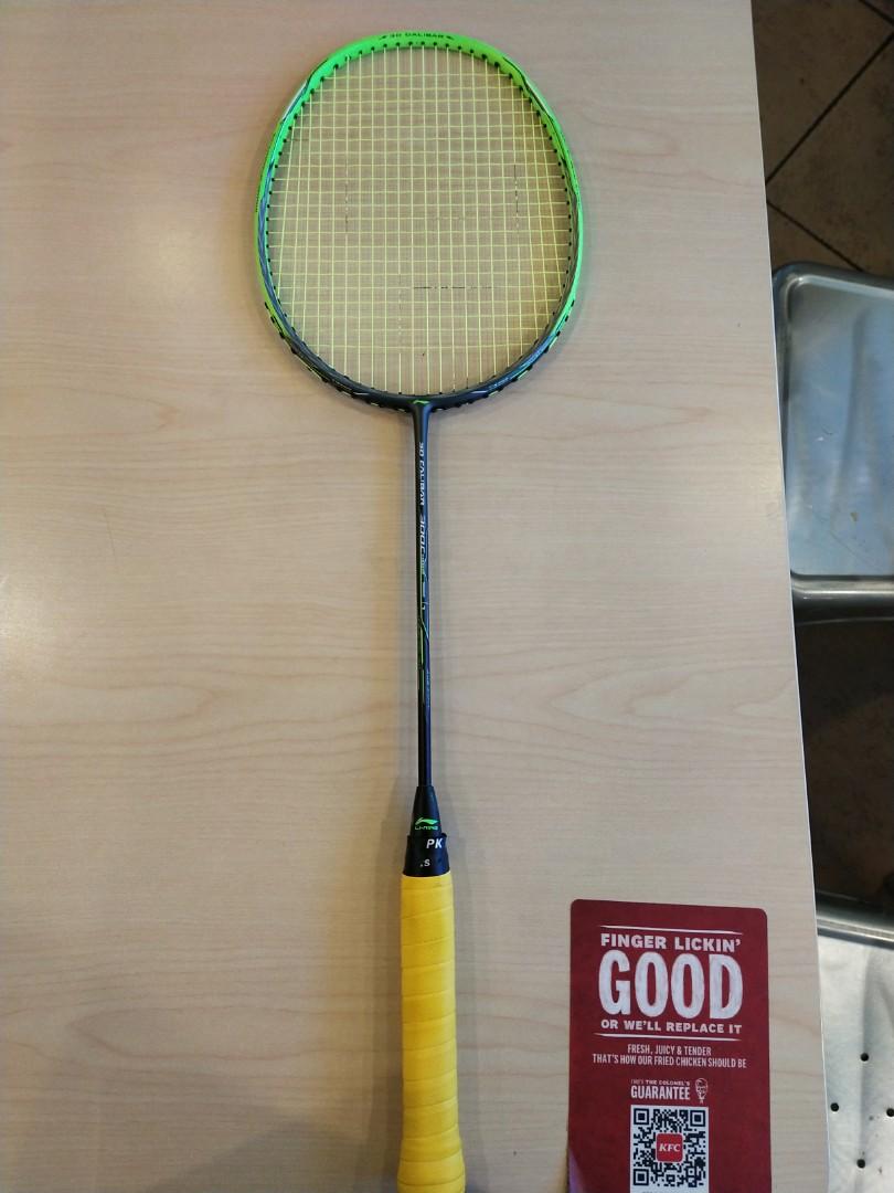 Original Li-Ning Mid-Range Racket - 3D CALIBAR 300C, Sports Equipment ...