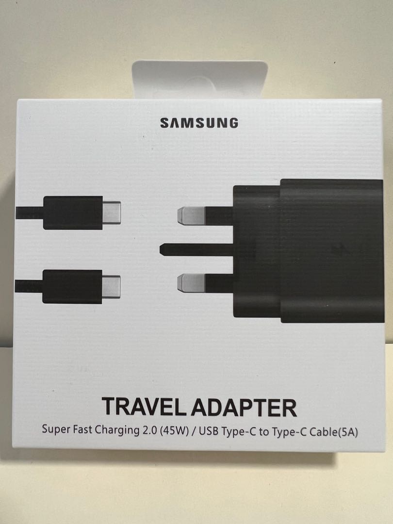 Original Samsung 45w plug and c to c cable (5A), Mobile Phones ...