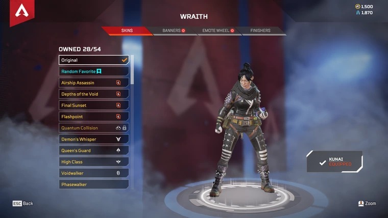 [PC] Wraith & Pathfinder heirloom w/ 108 Legendaries & 14K Kills on ...