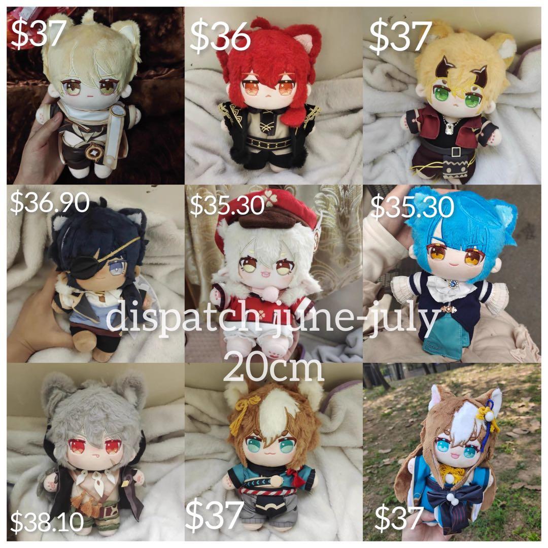 [PO] Genshin Impact 20cm & 10cm Plushie List Plush Soft Toy Ayato ...