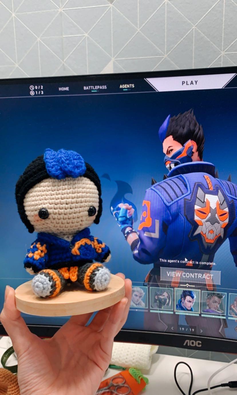 [Pre-Order] Valorant Amigurumi Crochet , Hobbies & Toys, Stationery ...
