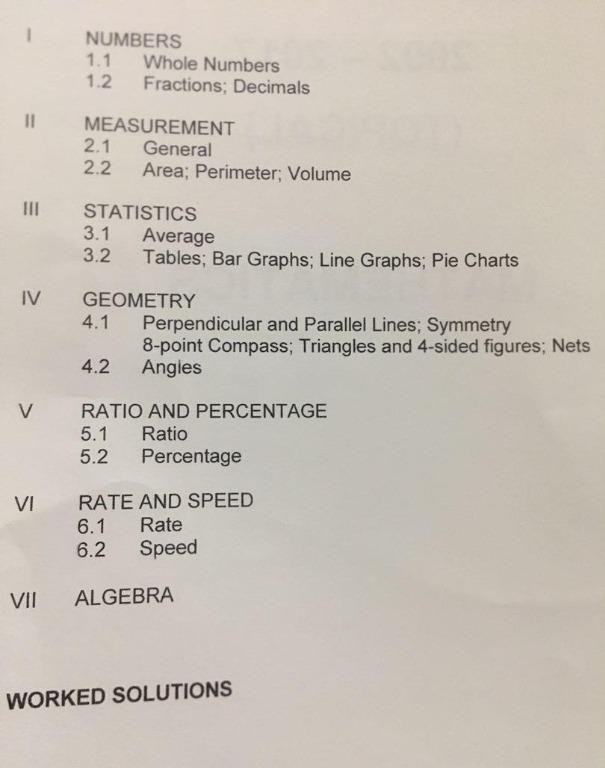 PSLE Math / Foundation Math Topical / Standard Maths / P6 / Primary 6 ...