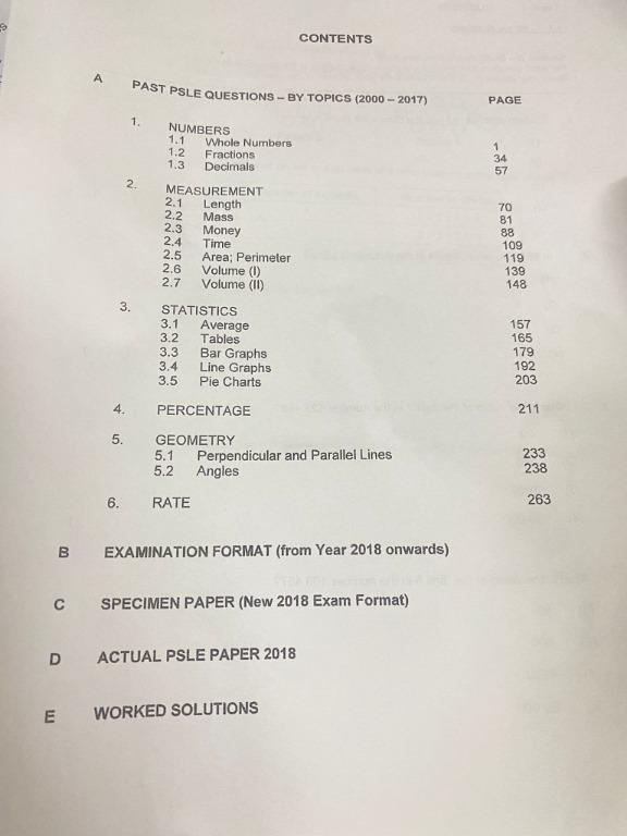 PSLE Math / Foundation Math Topical / Standard Maths / P6 / Primary 6 ...