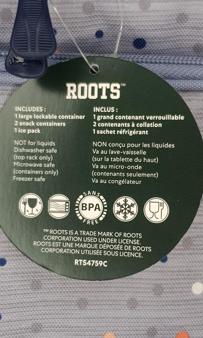ROOTS lunch bag, Women's Fashion, Bags & Wallets, Purses & Pouches on ...
