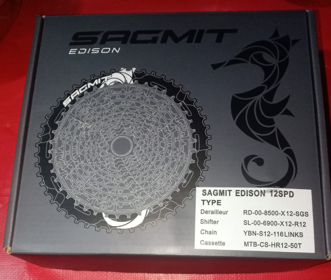 Sagmit Edison Upgrade Kit 12 speed, Sports Equipment, Bicycles & Parts ...