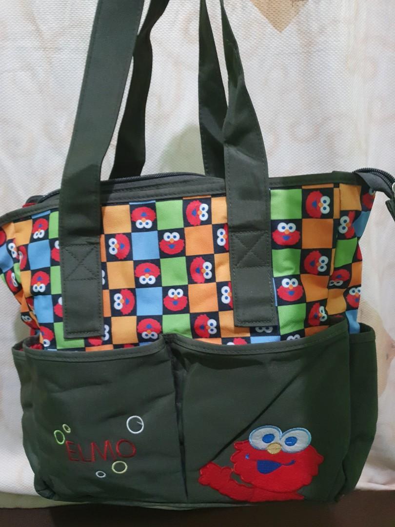 Sesame Street Elmo Diaper Bag, Babies & Kids, Going Out, Diaper Bags ...