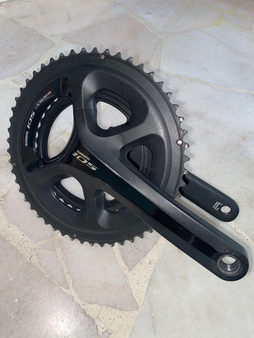 Shimano 105 R5800 Crankset, Sports Equipment, Bicycles & Parts, Parts ...