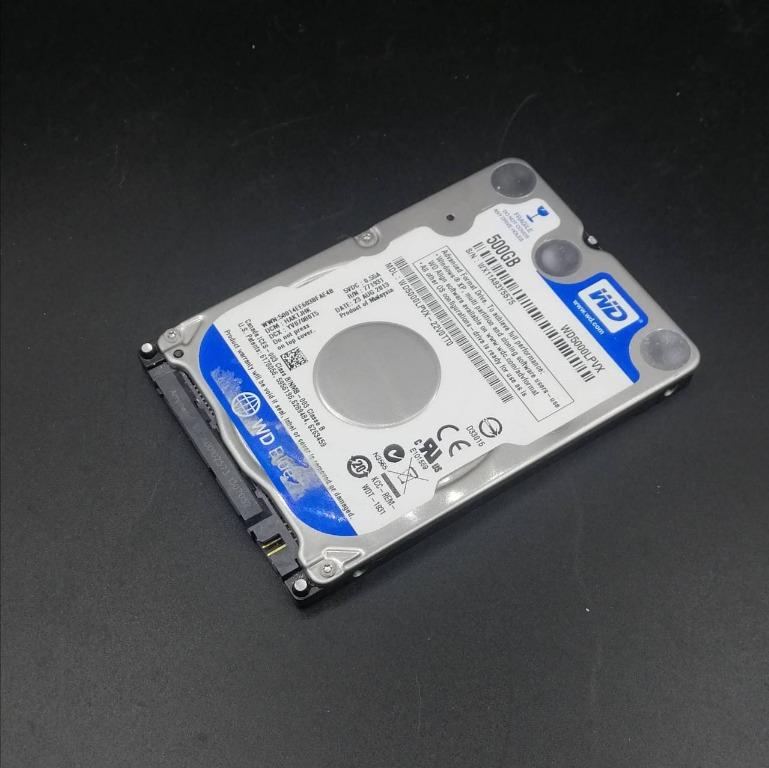 【sigmanet電腦廣場】九成新WD 500GB WD5000LPVX 2.5" SATA3筆記型電腦硬碟, 電腦及科技產品, 電腦周邊產品 ...