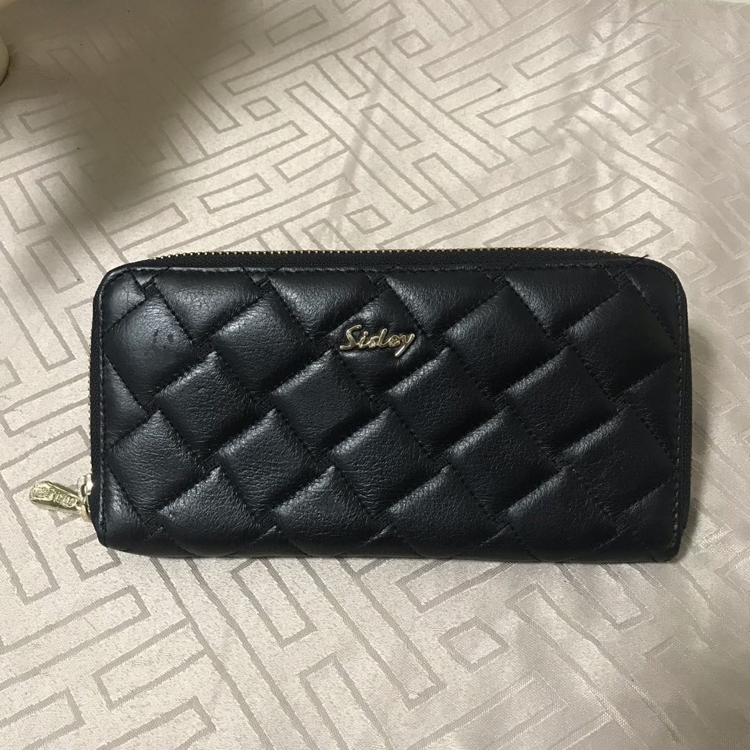 Sisley Quilted Long Wallet, Women's Fashion, Bags & Wallets, Wallets ...