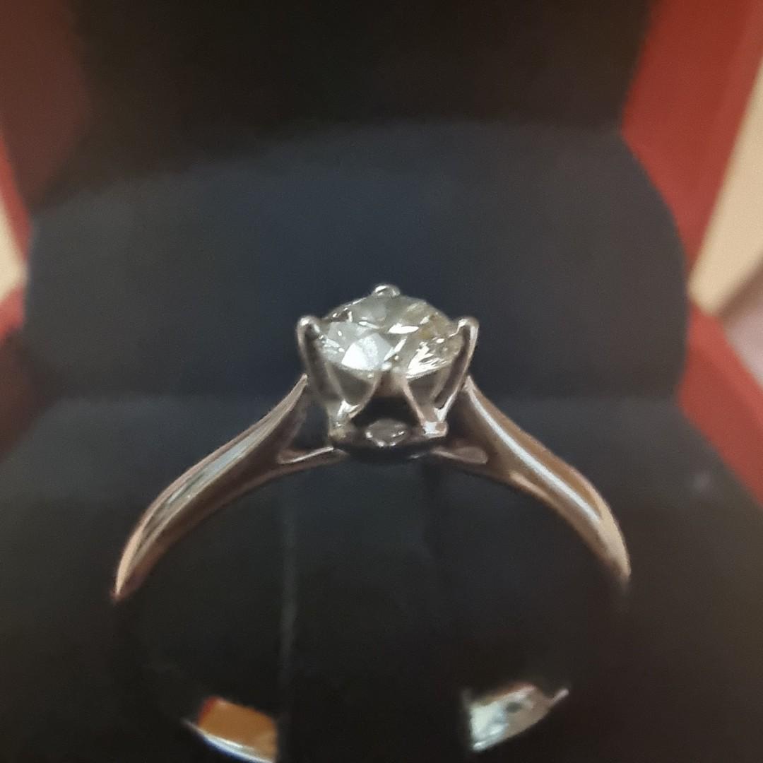 SK Diamond Silver Ring, Women's Fashion, Jewelry & Organisers, Rings on ...