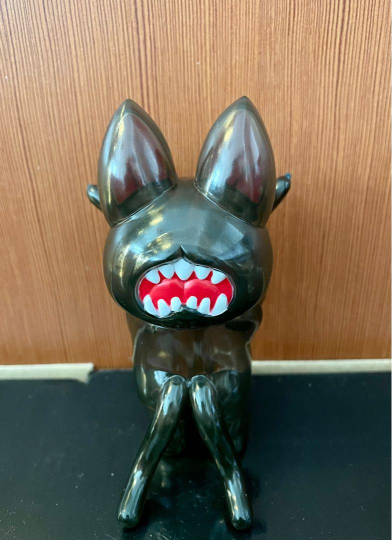 Sofubi grapebrain onigiri cat translucent black, Hobbies & Toys, Toys ...