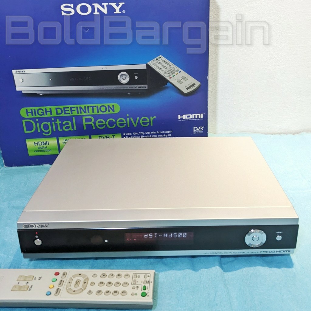 SONY DST-HD500 High Defition HD SD DVB-T Receiver Set Top Box With HDMI ...