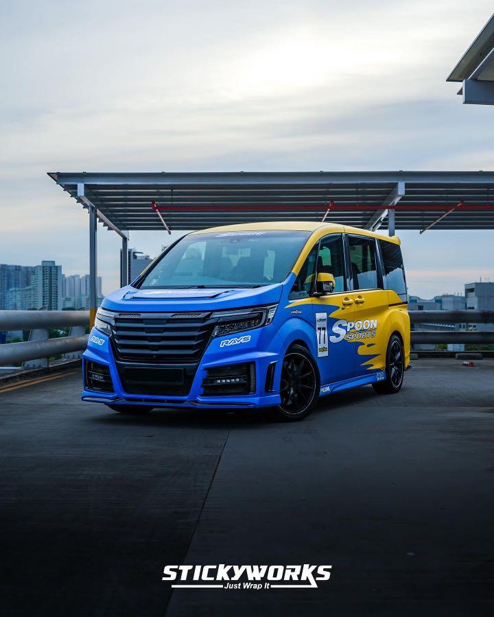 Stepwagon Full wrap spoon livery, Car Accessories, Accessories on Carousell