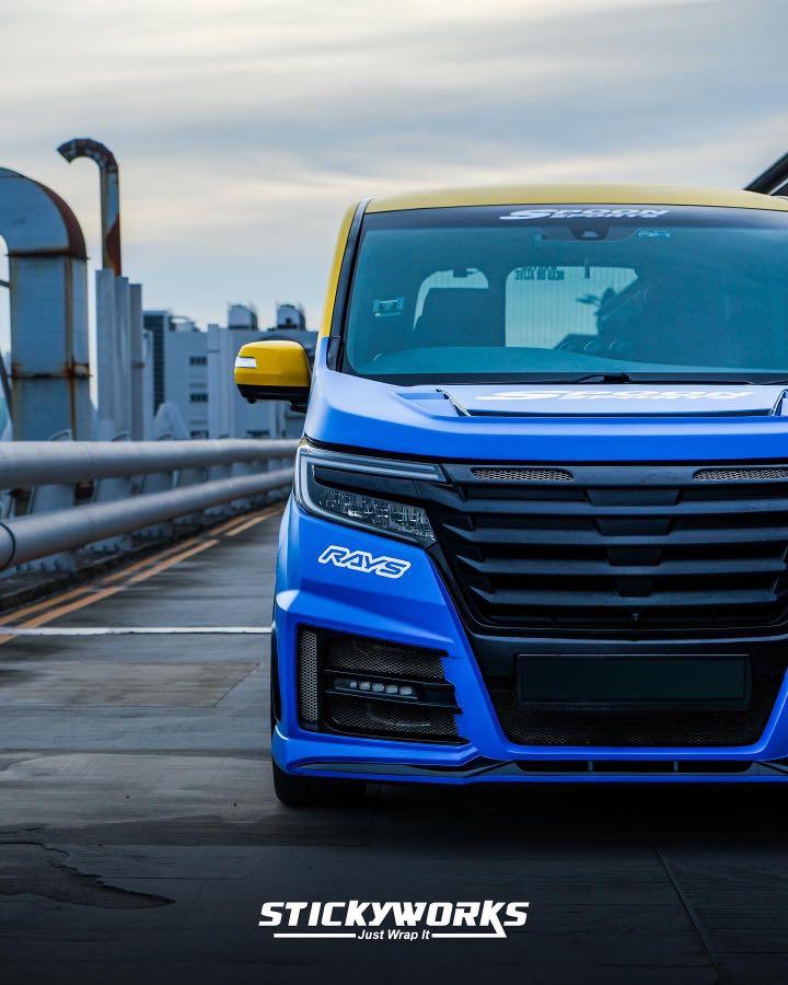 Stepwagon Full wrap spoon livery, Car Accessories, Accessories on Carousell