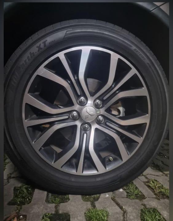 Mitsubishi 18 inch Rims with tyres, Car Accessories, Tyres & Rims on ...