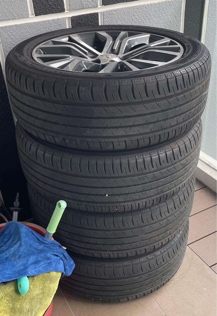 Mitsubishi 18 inch Rims with tyres, Car Accessories, Tyres & Rims on ...