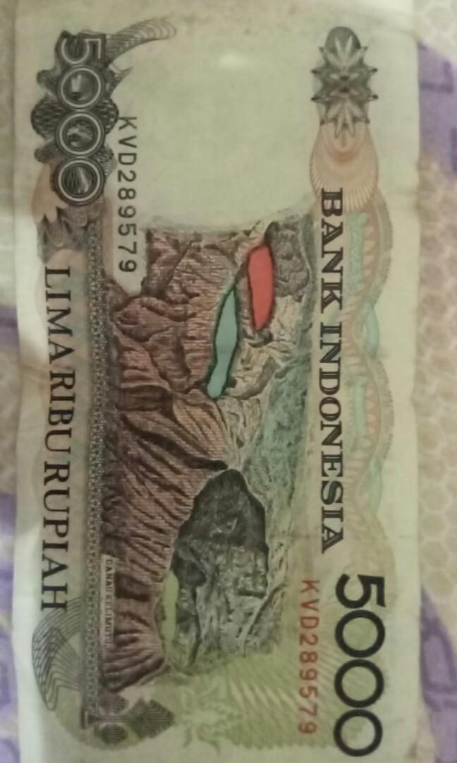 Uang 5000 rupiah jadul, Antik, Uang Lama di Carousell