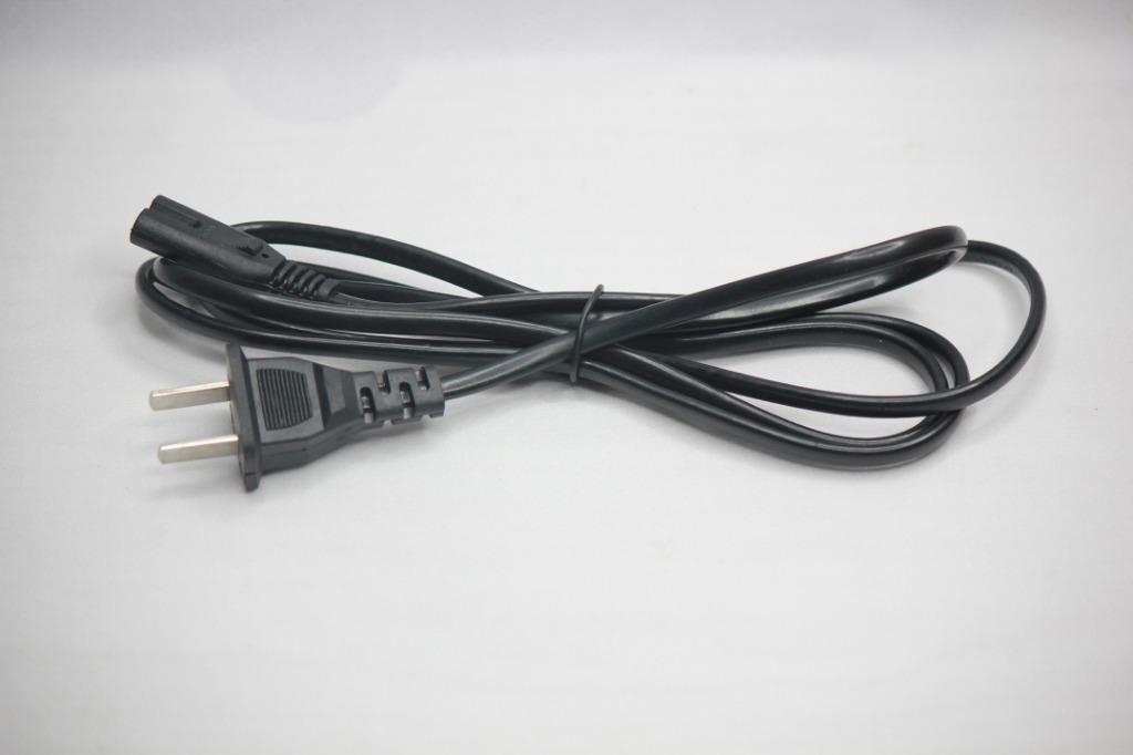 UNIVERSAL POWERCORD AC CABLE FOR PRINTER, 1.5-meter BLACK, 2 PRONG-6A ...