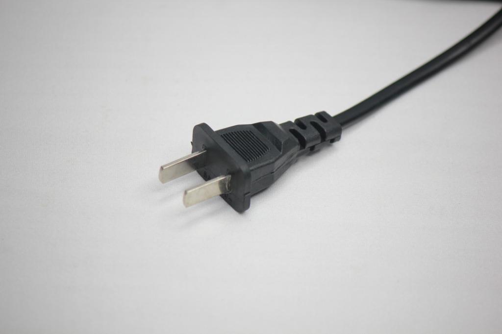 UNIVERSAL POWERCORD AC CABLE FOR PRINTER, 1.5-meter BLACK, 2 PRONG-6A ...