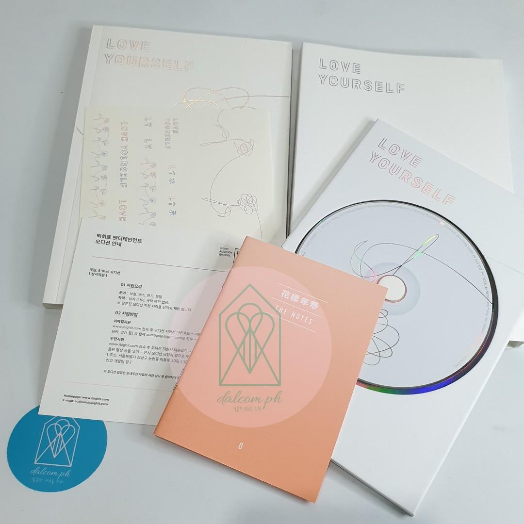 UNSEALED BTS LOVE YOURSELF HER MINI ALBUM SET, Hobbies & Toys ...