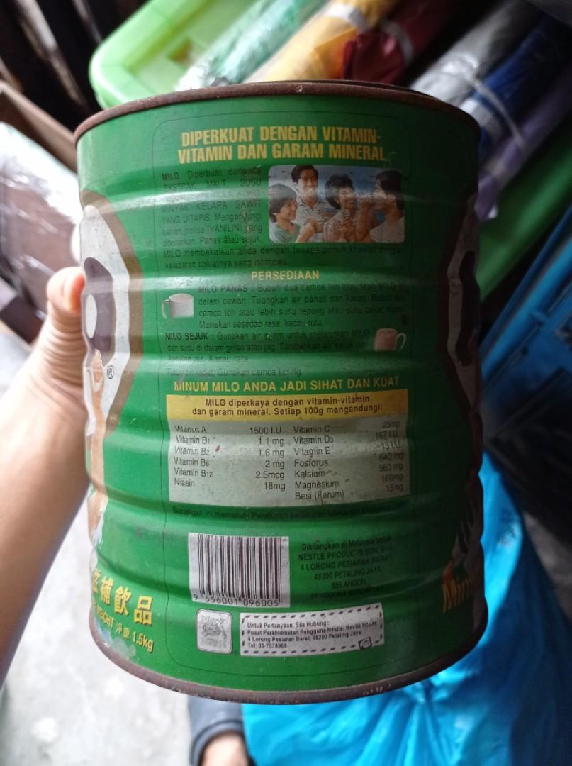 Vintage Milo Tin, Hobbies & Toys, Collectibles & Memorabilia, Vintage ...