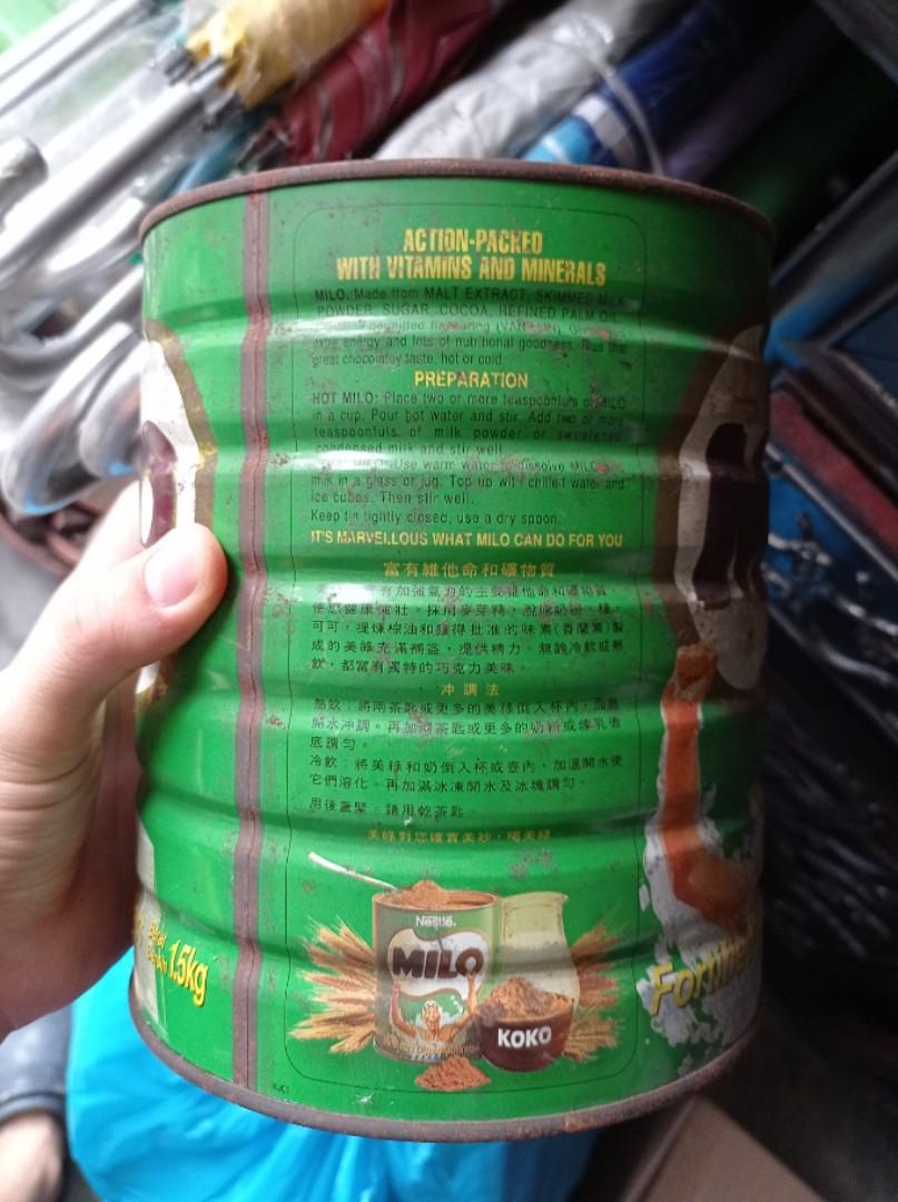 Vintage Milo Tin, Hobbies & Toys, Collectibles & Memorabilia, Vintage ...