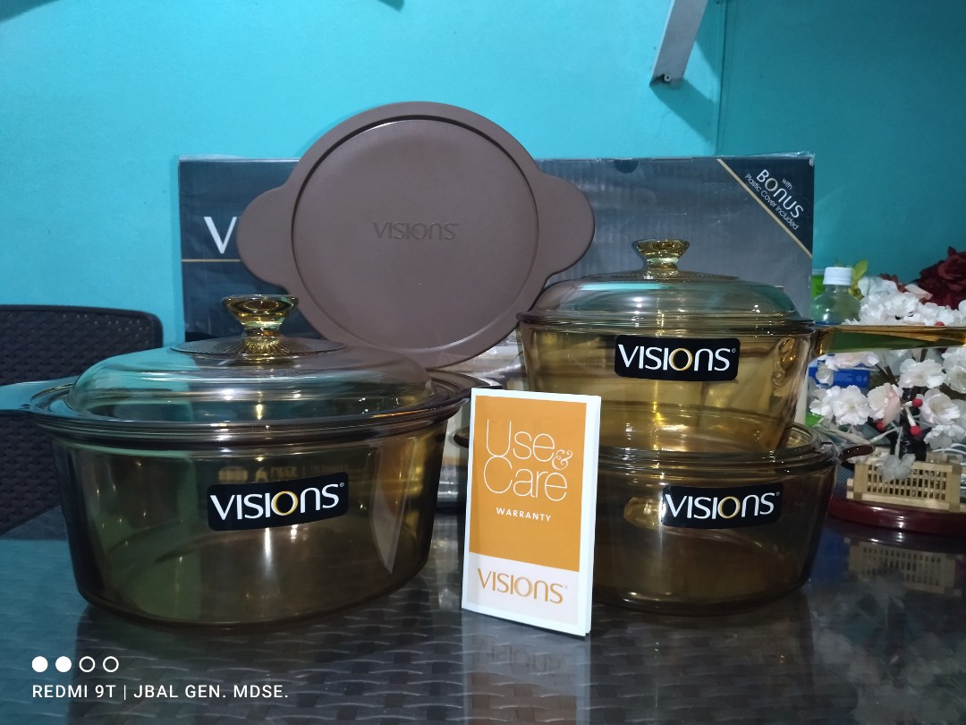 VISION COOKWARE SET BRANDNEW, Furniture & Home Living, Kitchenware ...
