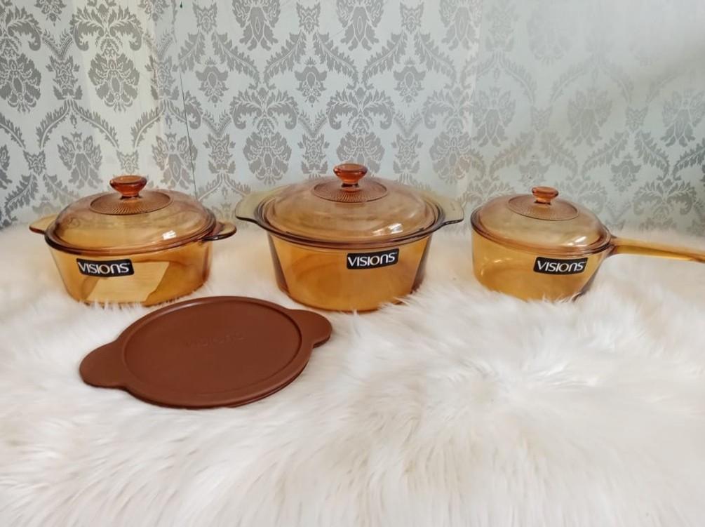 VISION COOKWARE SET BRANDNEW, Furniture & Home Living, Kitchenware ...