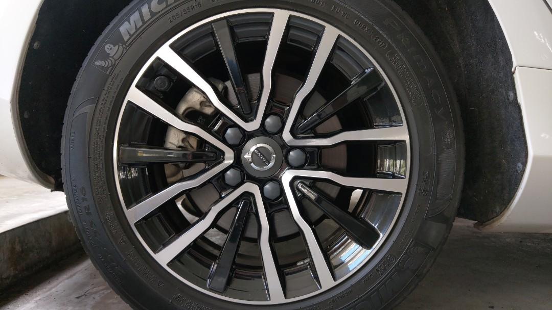16" Original Volvo rims, Car Accessories, Tyres & Rims on Carousell