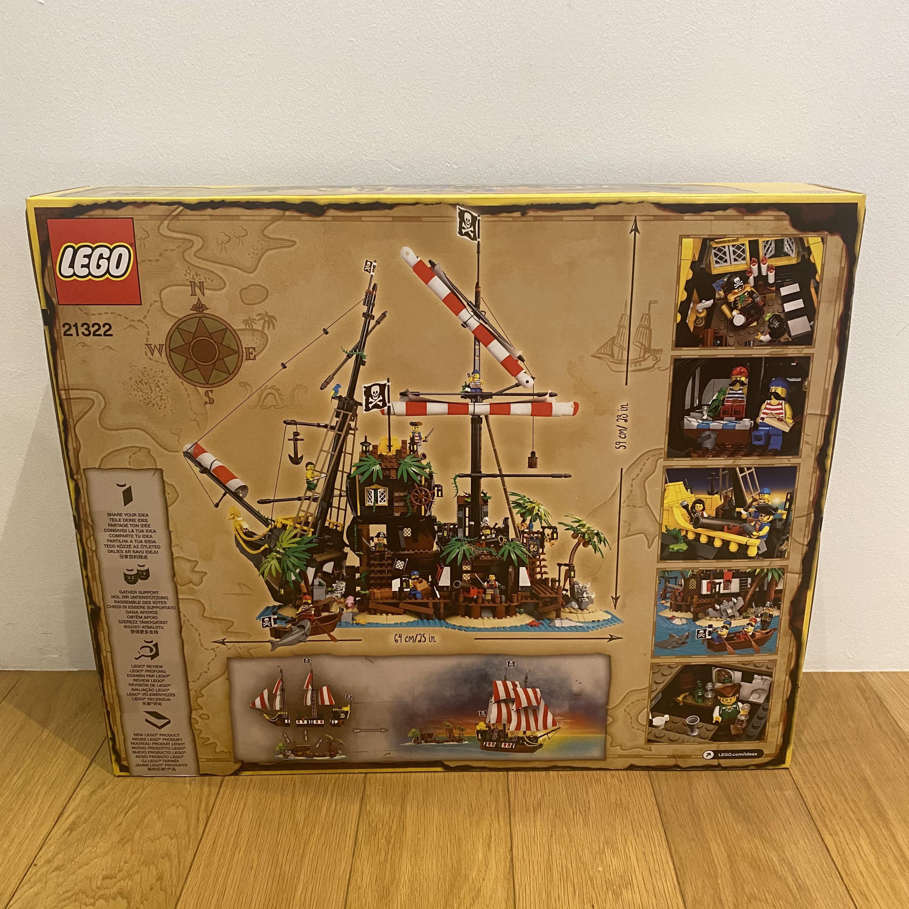 (4) MISB Lego 21322 Ideas Pirates of Barracuda Bay (2020) - Bundle with ...