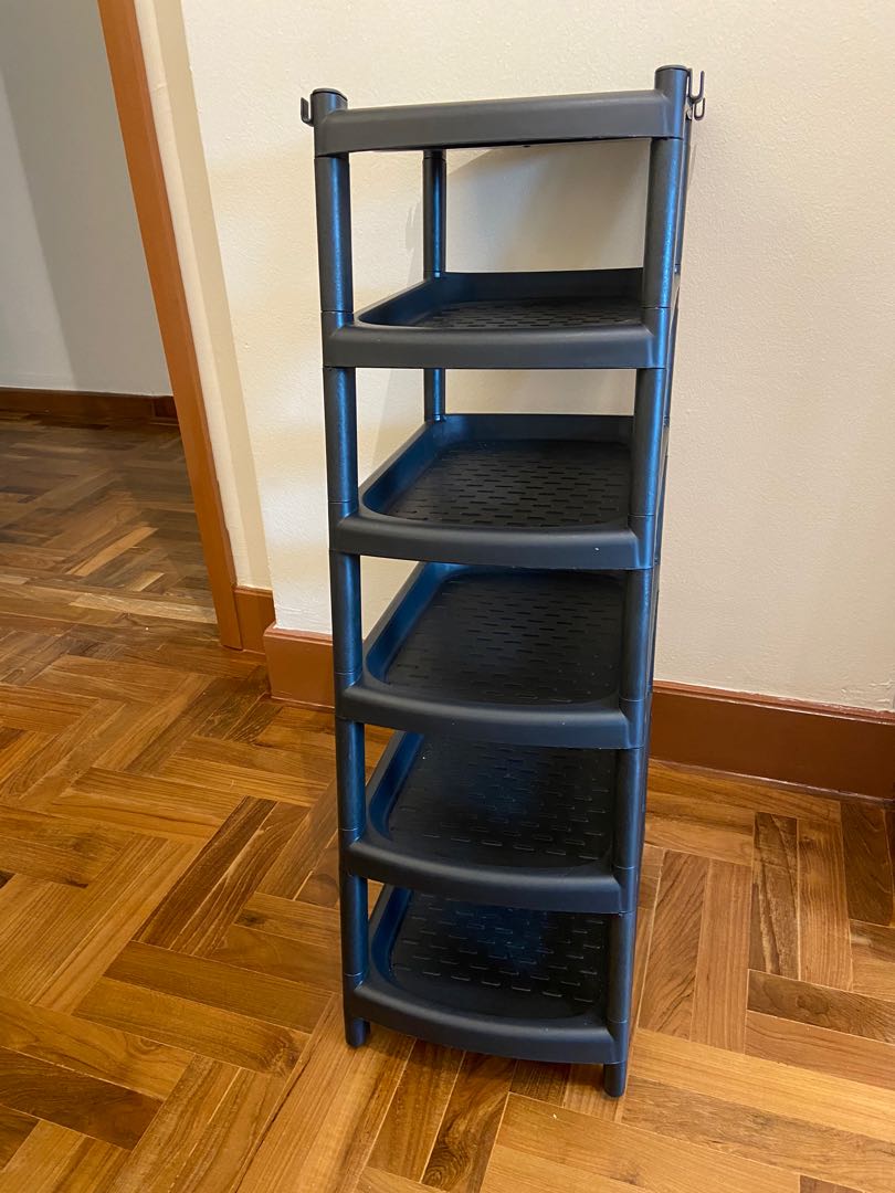 6 Tier Single Shoe Rack, Furniture & Home Living, Furniture, Shelves ...
