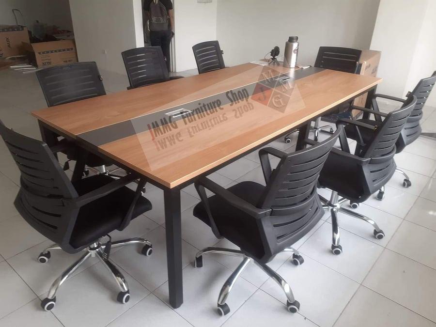 8 SEATER CONFERENCE TABLE WITH WIRE MANAGEMENT, Furniture & Home Living ...