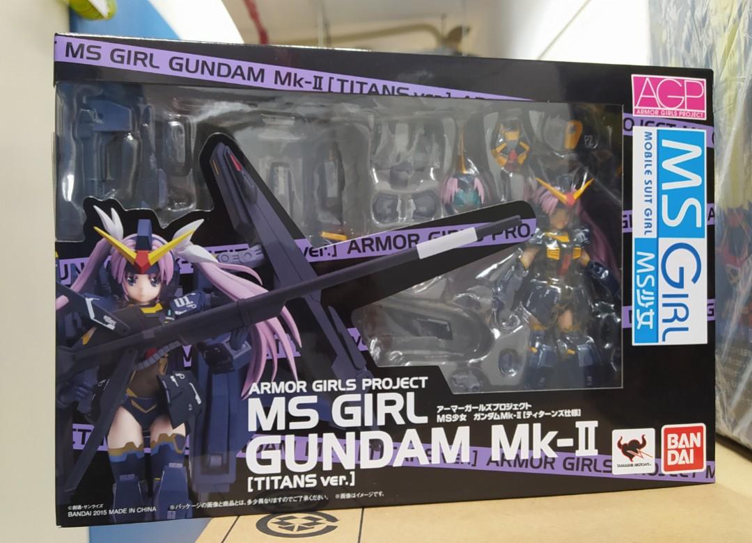 全新日版未開 AGP MS Girl Gundam MK-II (Titans ver.)（港鐵荃灣站交收）, 興趣及遊戲, 玩具 & 遊戲類 - Carousell