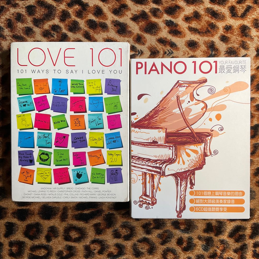 [特價品] LOVE 101 6CD & PIANO 101 6CD 共12碟, 興趣及遊戲, 音樂、樂器 & 配件, 音樂與媒體 - CD 及 DVD - Carousell