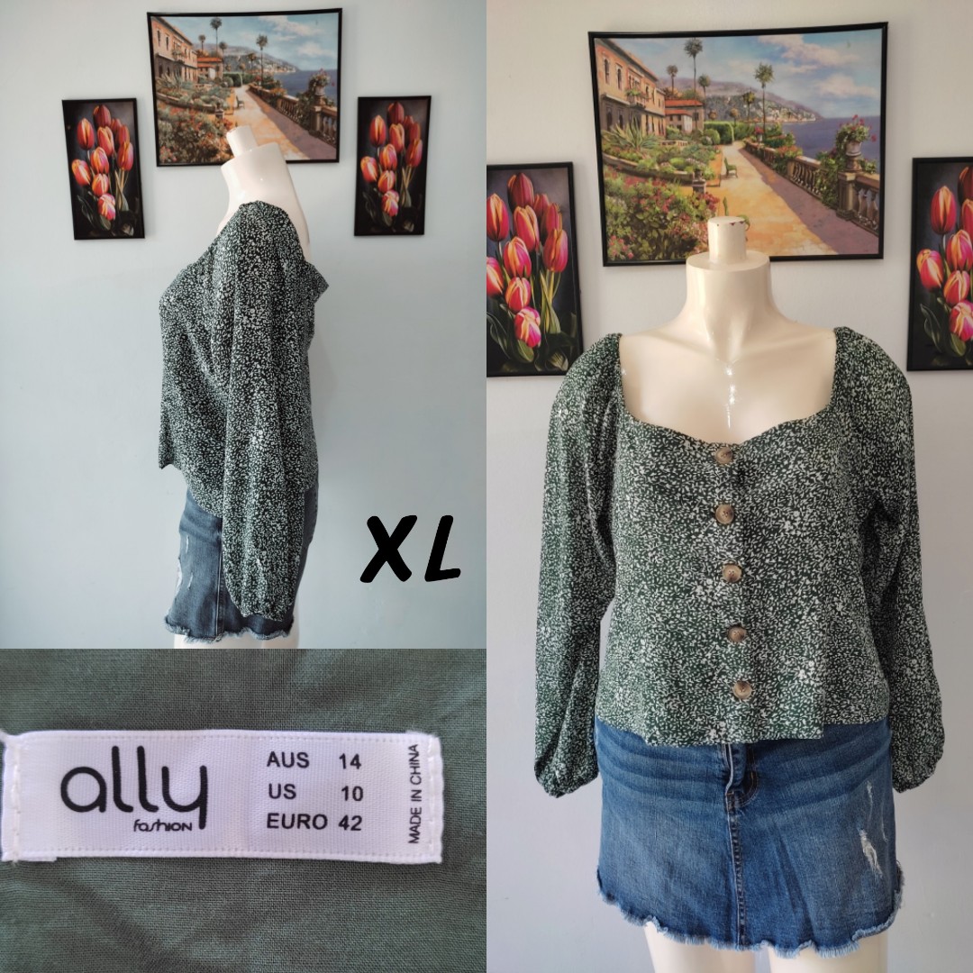 Ally Tops XL, Women's Fashion, Tops, Longsleeves on Carousell