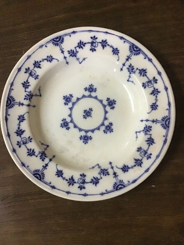 Antique Flow Blue English By Minton Danish Pattern Salad Plate C.1870 ...