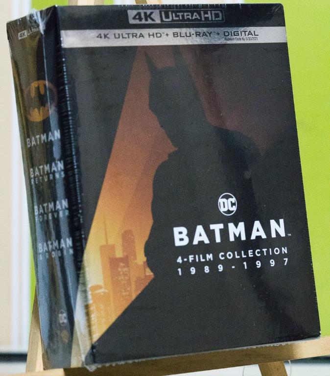 Batman 4-Film Collection 4K Blu-ray, Hobbies & Toys, Music & Media, CDs ...