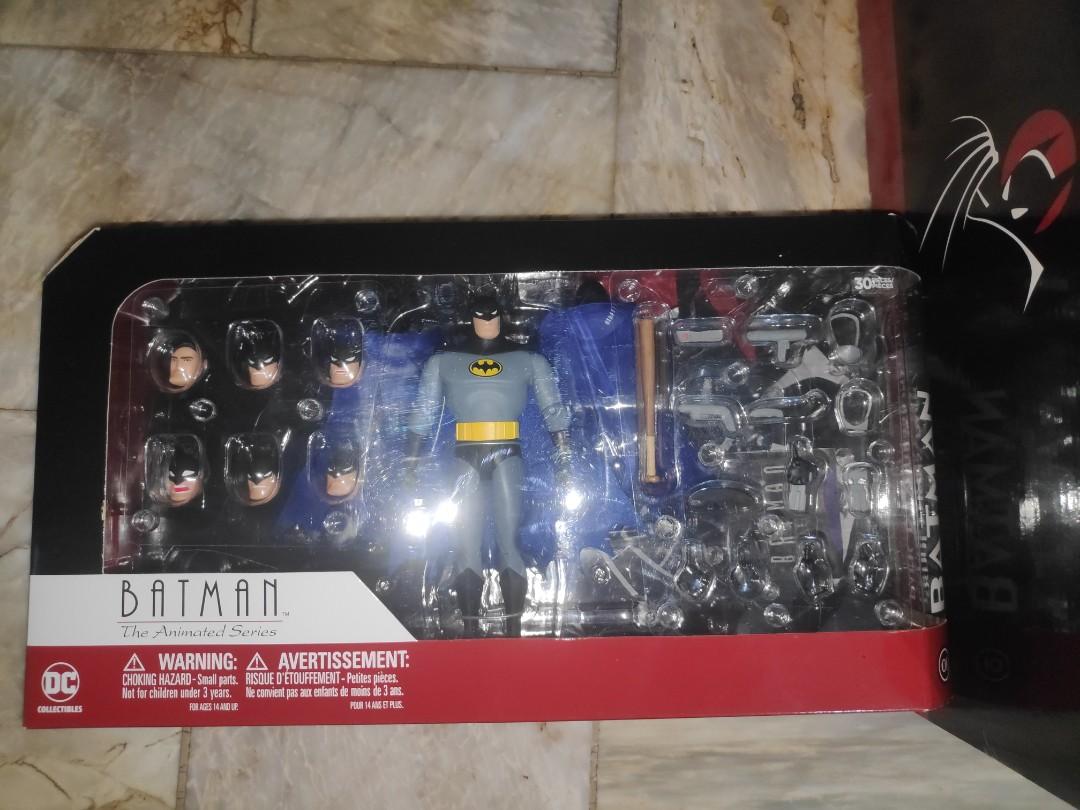 Batman Animated Batmobile deluxe set and Batman Expression pack ...