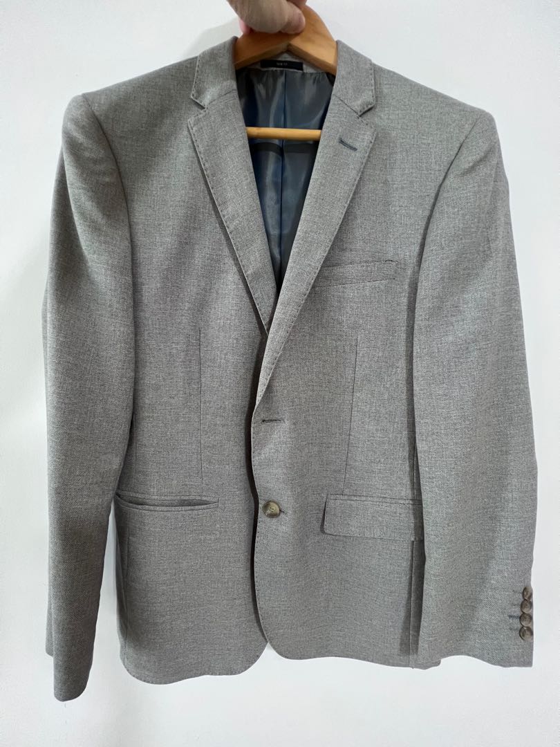 Benjamin Barker slim fit jacket, Men's Fashion, Tops & Sets, Formal ...