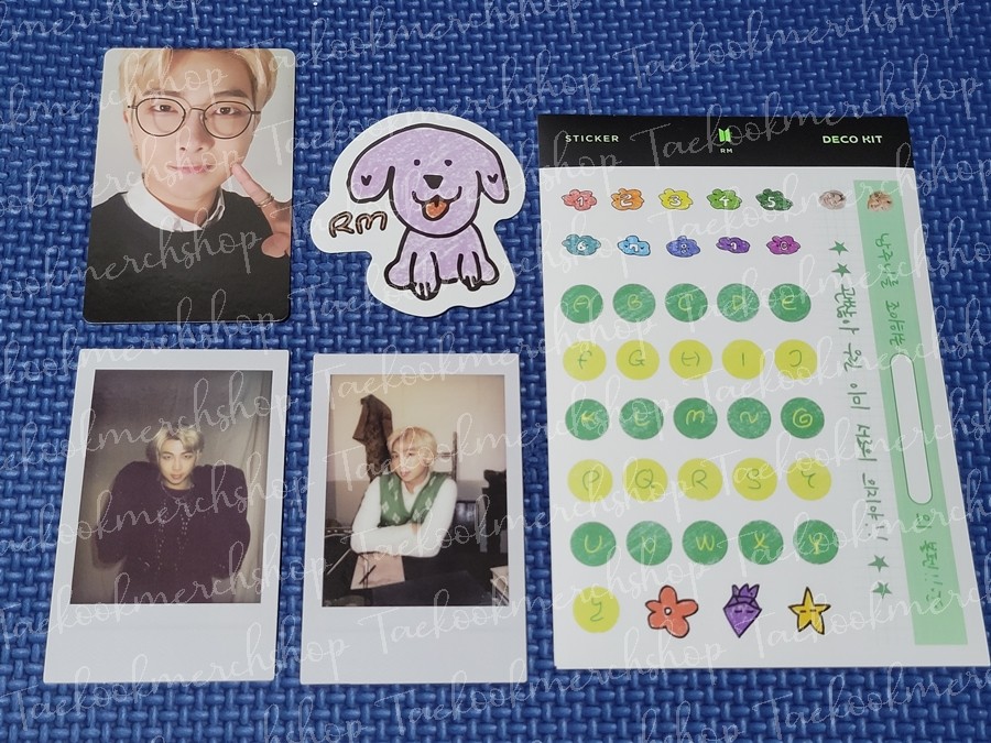 BTS DECO KIT MEMBER SET RM, Hobbies & Toys, Memorabilia & Collectibles ...
