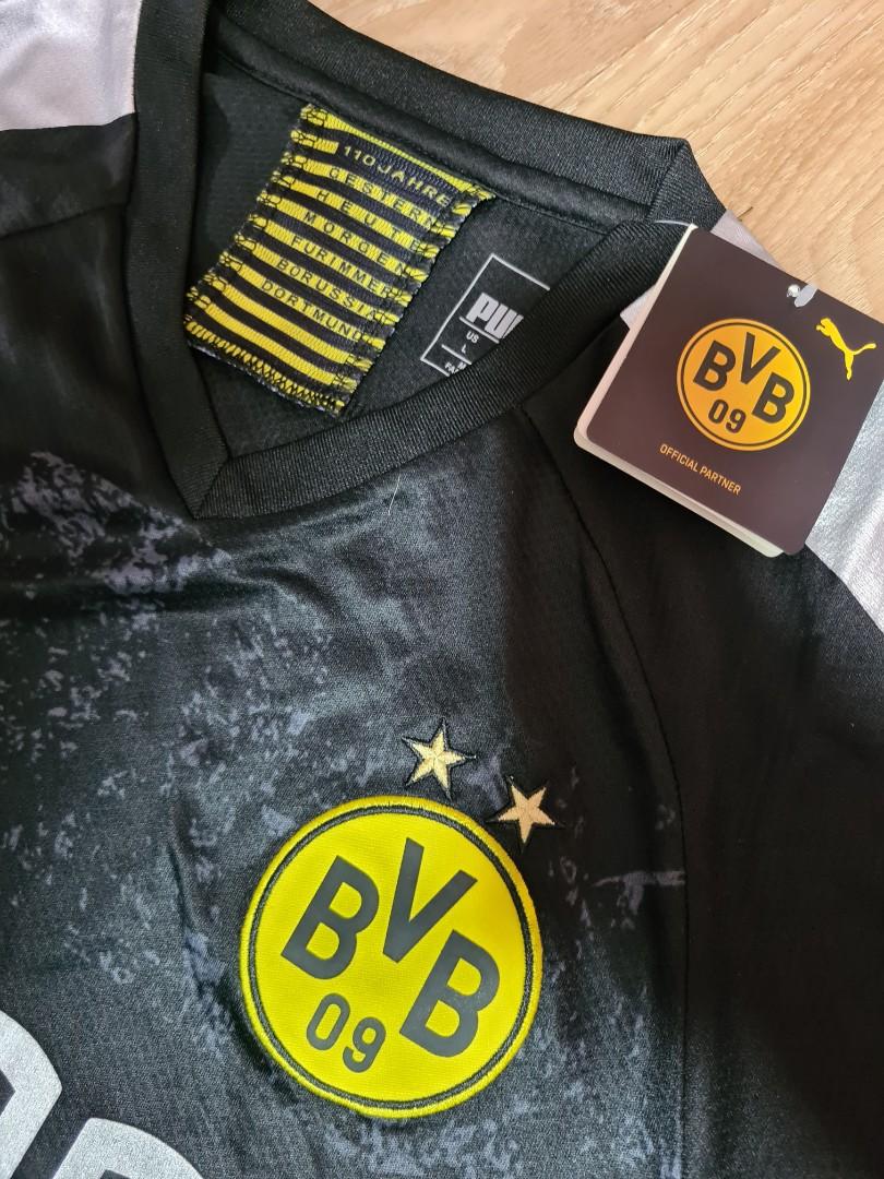 BVB Black Away Kit, Men's Fashion, Tops & Sets, Tshirts & Polo Shirts ...